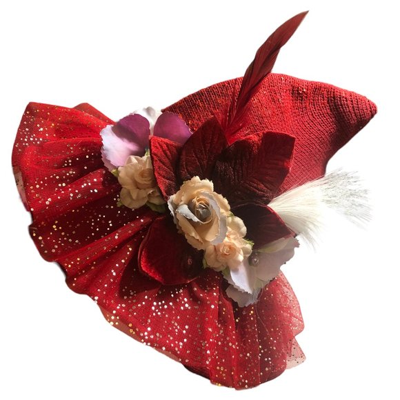 Hand Crafted | Accessories | Handcrafted Y2k Boho Red Wool Blend ...
